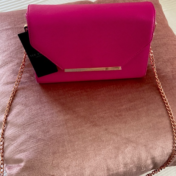 Bags | Ted Baker Pink Handbag | Poshmark